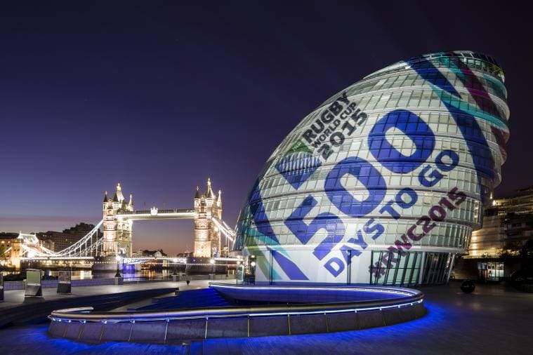 LONDON CITY HALL BUILDING PROJECTION - EMF Technology