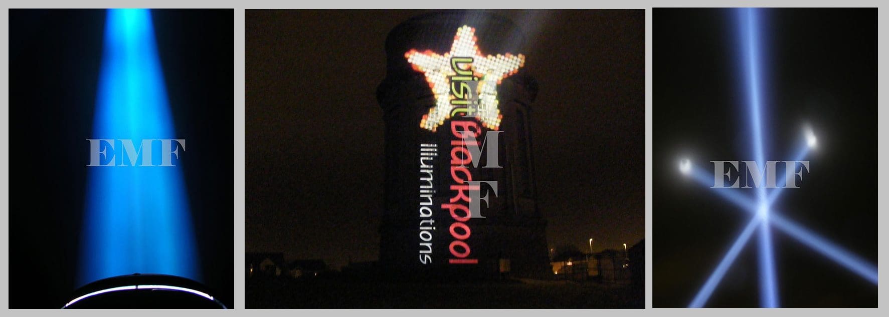 Blackpool Illuminations Building Projection Campaign - EMF Technology