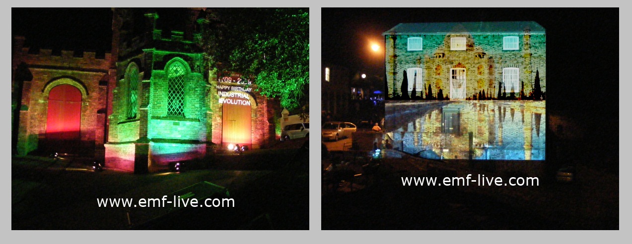 Projection and searchlight show for Ironbridge Gorge World Heritage ...