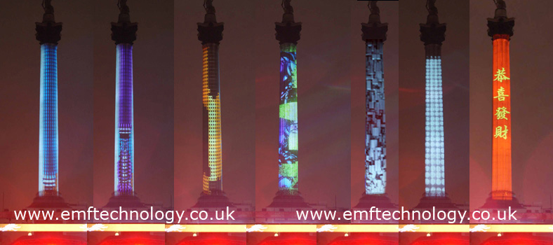 Projections onto Nelson's column | EMF Technology